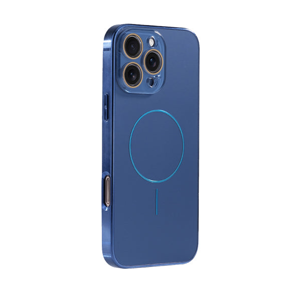 Titanium Blue | iPhone AG Titanium Magsafe Case – CASEPEACH