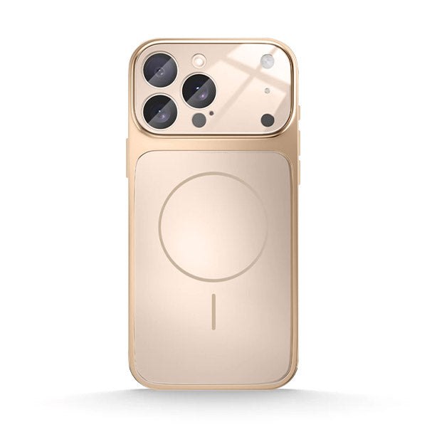 Titanium Gold | iPhone Frosted Glass MagSafe Case – CASEPEACH