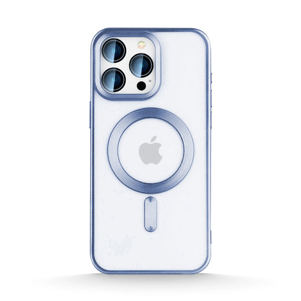 Titanium Blue | iPhone Translucent MagSafe Case – CASEPEACH