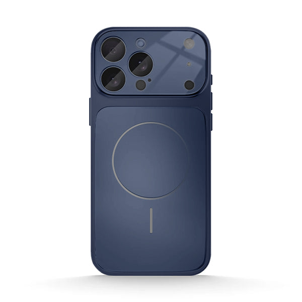 Titanium Blue | iPhone Frosted Glass MagSafe Case – CASEPEACH