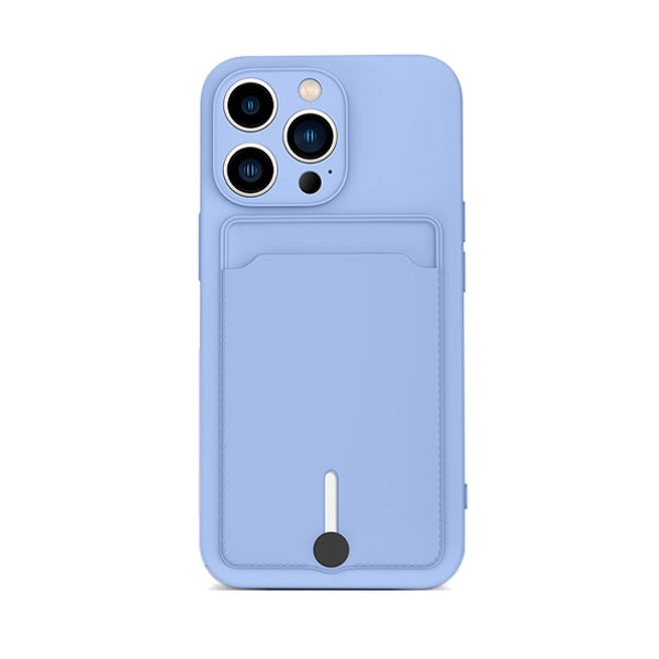 Far Peak Blue | iPhone Push-pull Card Holder Case – CASEPEACH