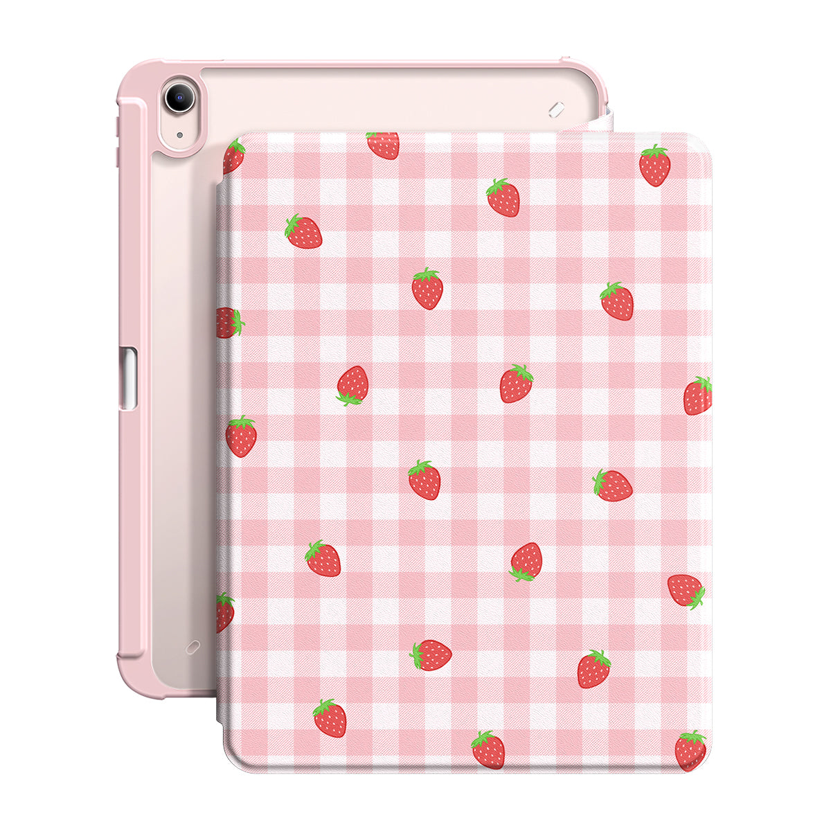 Sweet Strawberry | iPad Series Snap 360° Stand Impact Resistant Case ...
