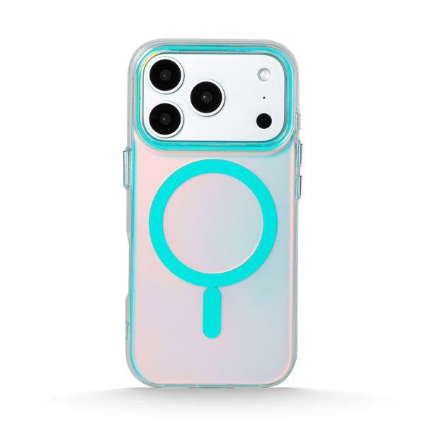 Gradient Blue Pink | iPhone Colorful Aurora MagSafe Case – CASEPEACH