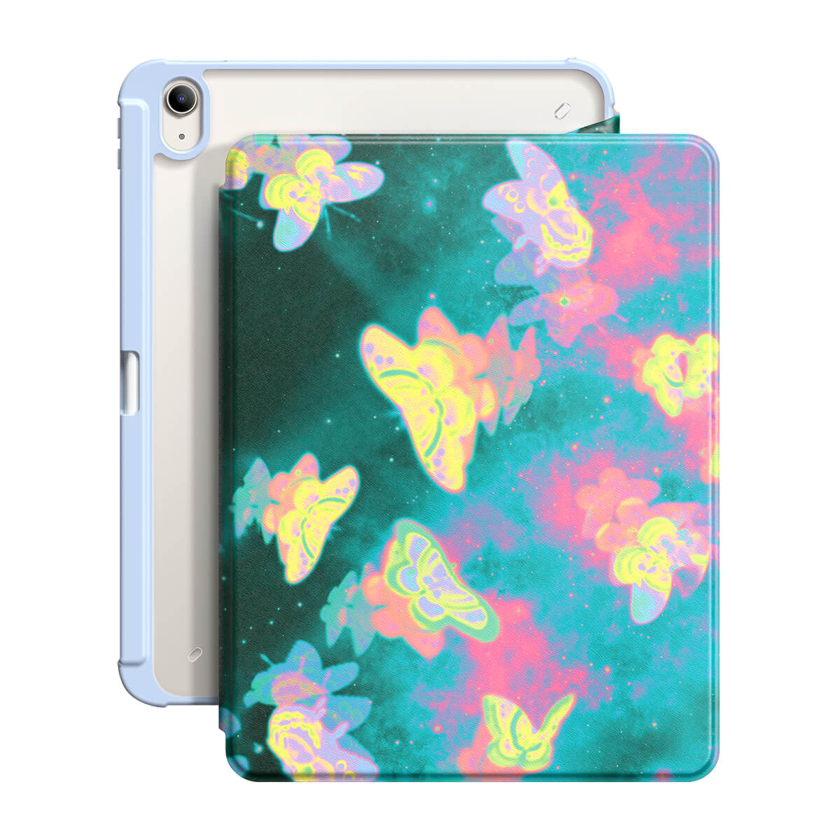 Morpho Butterfly | iPad Series Snap 360° Stand Impact Resistant Case ...