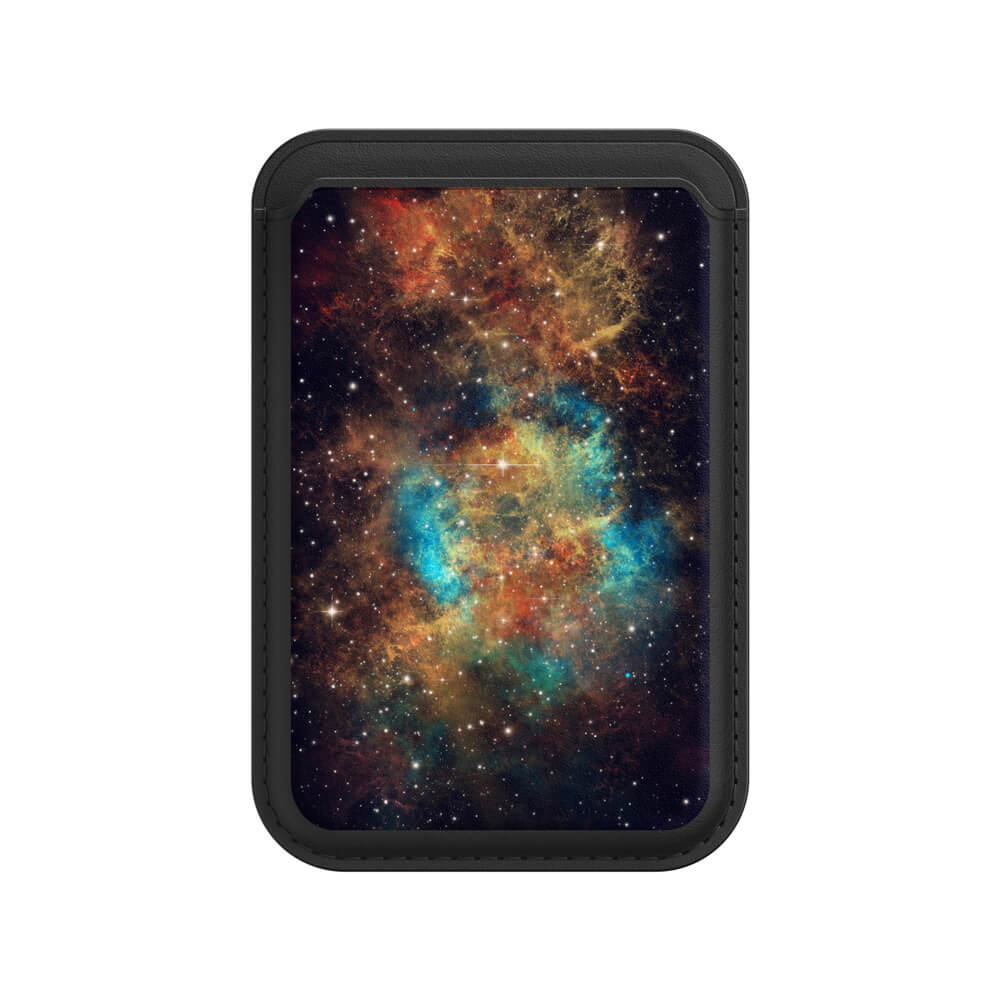 Interstellar Abyss | Leather Wallet with MagSafe – CASEPEACH