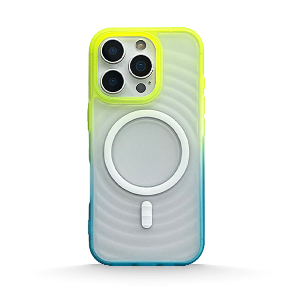 Amber Ocean | iPhone Ripple Corrugated MagSafe Case – CASEPEACH