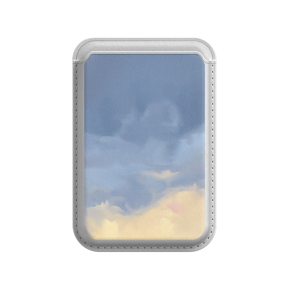 Sea Fog Blue | Leather Wallet with MagSafe – 我的商店