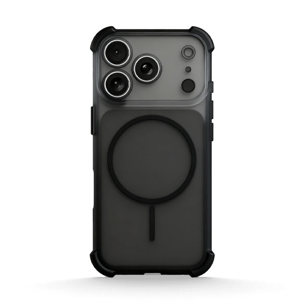 Transparent Black | iPhone Airbag MagSafe Minimalist Case – CASEPEACH